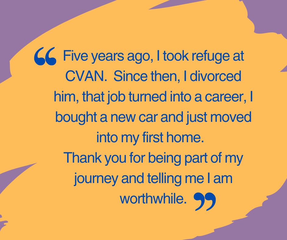 CVAN - Safety, Shelter & Support for Battered Women & Children of ...